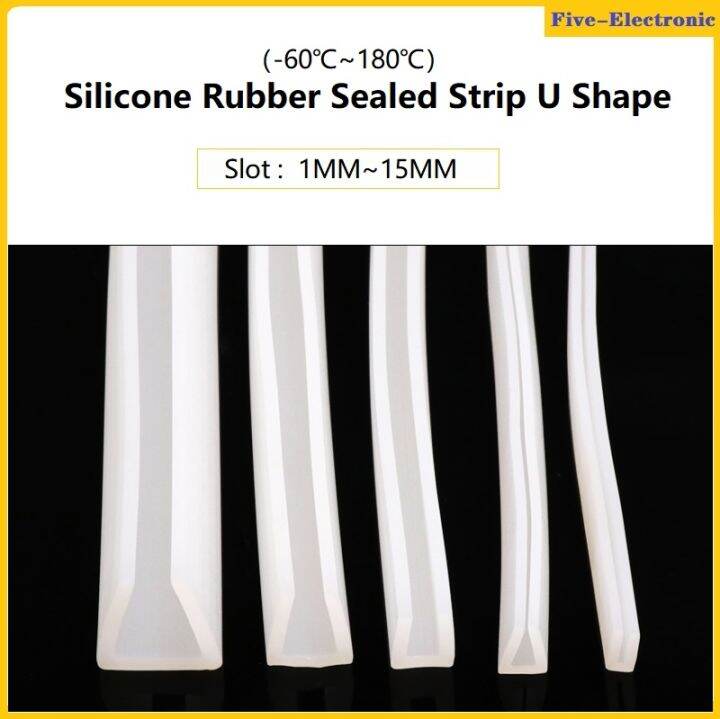 2M Silicone Rubber Window Sealing U Corner Shape Door Weather Strip ...