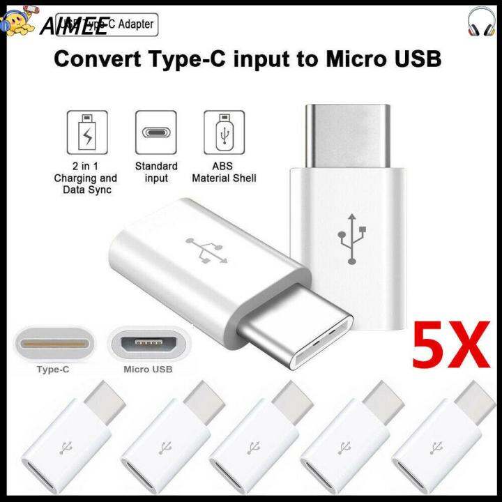 1 x Android Micro USB Adapter Micro USB Female To Type C Male Adapter ...
