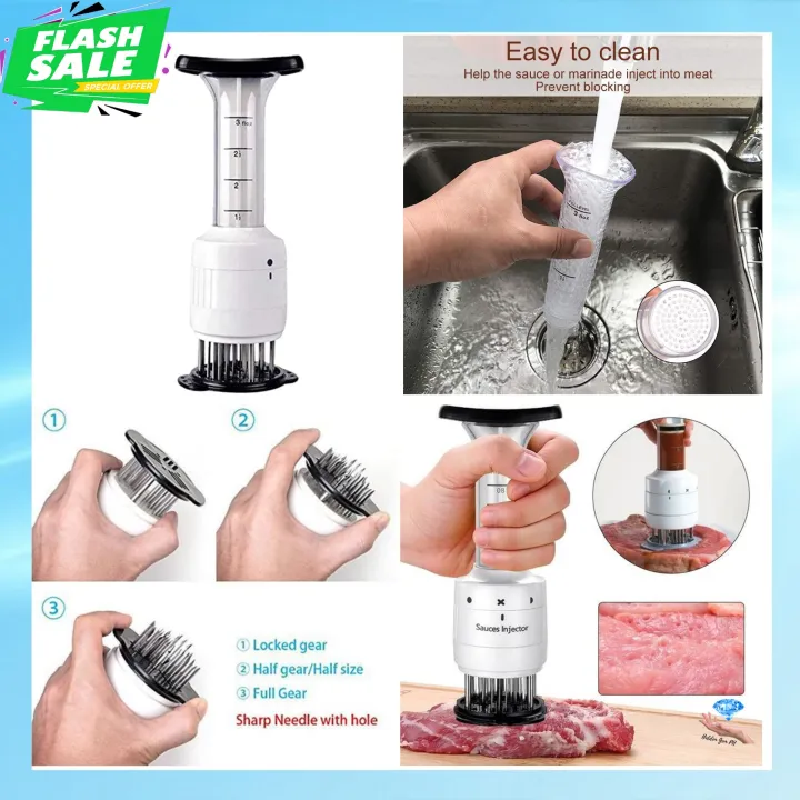 SUPER SALE Flavor Injector Kitchen Cooking Sauce Marinade Accessories ...