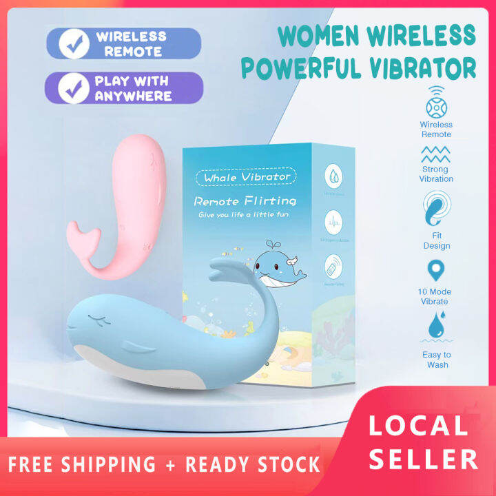 Whale Dolphin Vibrator Usb Pulse G Spot Vibrator Egg Dildo Remote