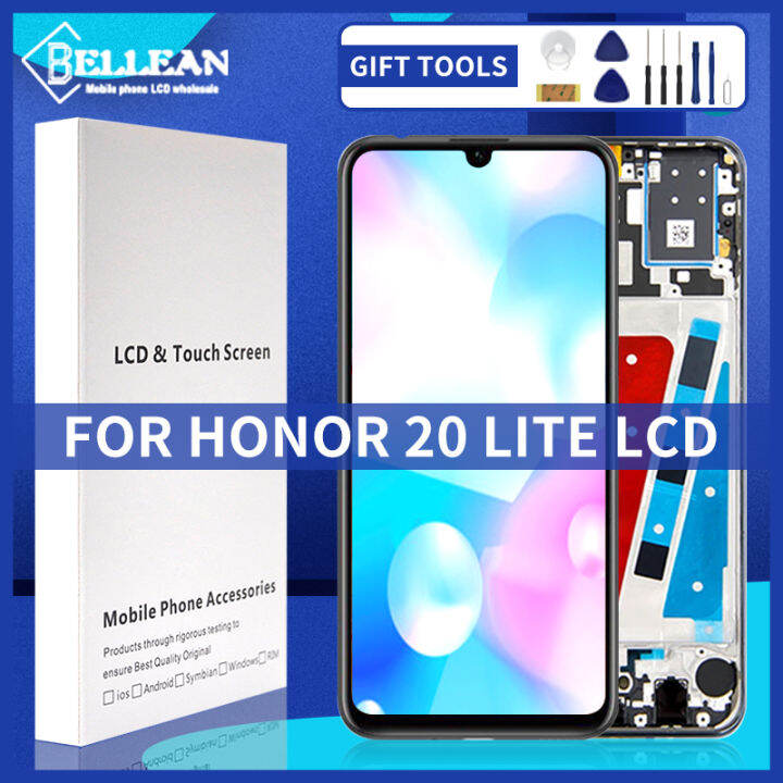 Catteny Honor 20 Lite จอแอลซีดีหน้าจอสัมผัสเครื่องอ่านพิกัด LRA-AL00 ...