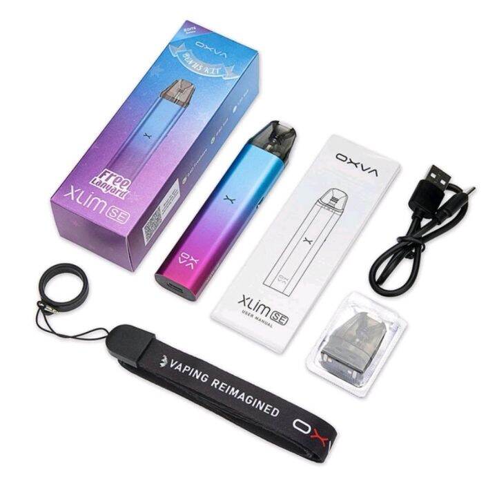 Oxva Xlim SE Bonus Kit Vape Starter Kit Legit 900 mAh Vaping | Lazada PH