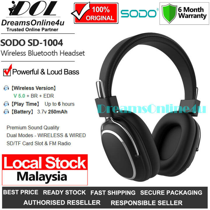 SODO SD-1004 Powerful Bass Crystal Clear Vocal Bluetooth 5 Dual Mode ...