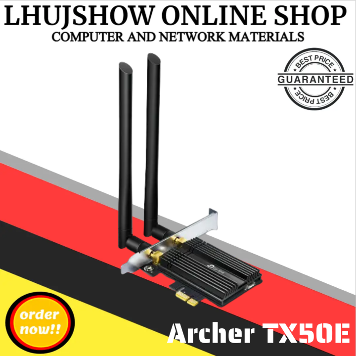 TP-LINK Archer TX50E AX3000 Wi-Fi 6 Bluetooth 5.0 PCIe Adapter | Lazada PH