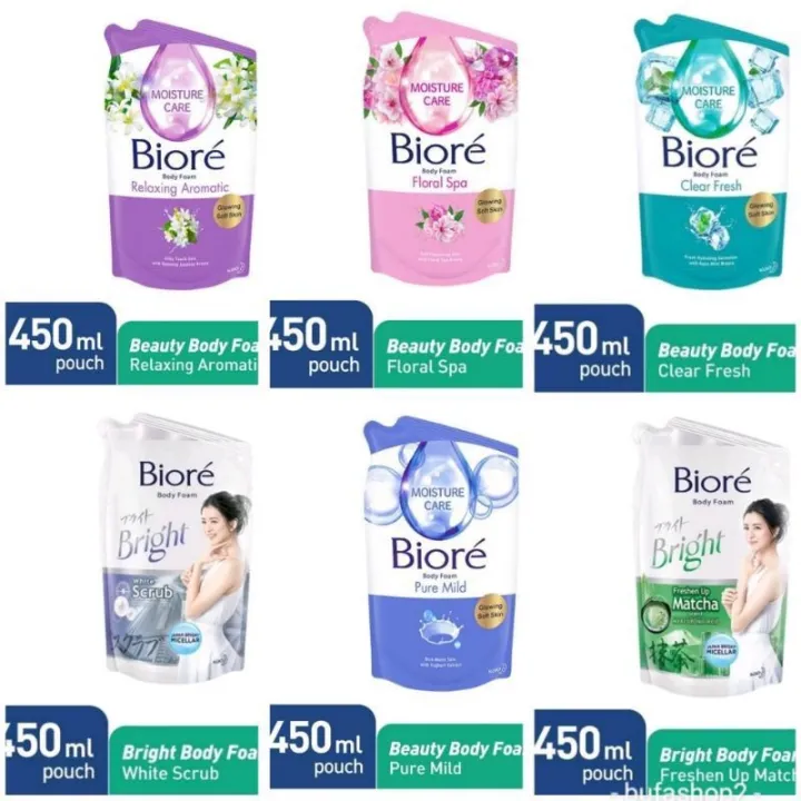 Body Wash Biore Refill 450ml *Kemasan Kusam | Lazada Indonesia