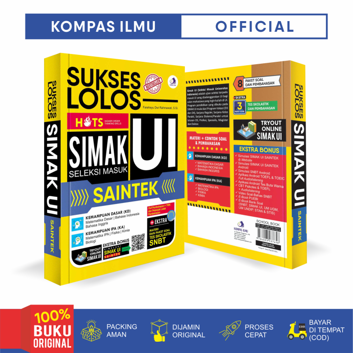 Buku SIMAK UI Terbaru | Sukses Lolos SIMAK UI SAINTEK | Lazada Indonesia Buku SIMAK UI Terbaru | Sukses Lolos SIMAK UI SAINTEK | Lazada Indonesia