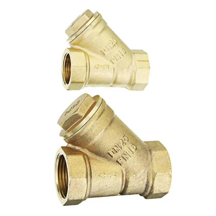 TMOK 601 1/2" 3/4" 1" Y Type Female Thread Brass Water Filter Coupler G ...