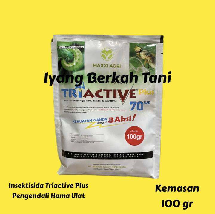 INSEKTISIDA TRIACTIVE PLUS 70WP MAXXI AGRI Kemasan 100 Gram | Lazada ...