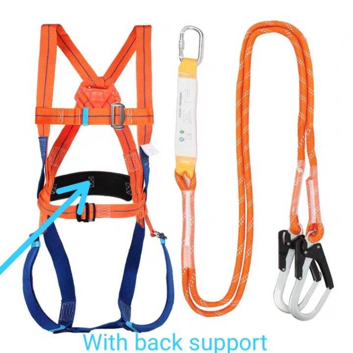 Safety Harness with Shock Absorber Lanyard | Lazada