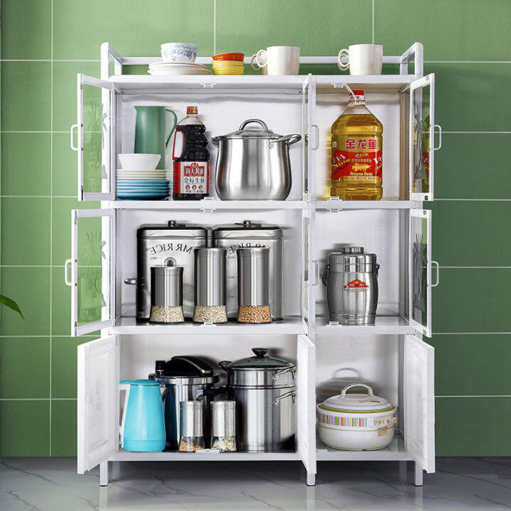 Kitchen stainless steel cupboards lockers floor-to-floor multi-storey ...