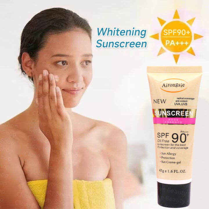 100% Authentic Effective Facial Sunscreen Cream SPF 90+ Protection Sunblock Lotion sunscreen for ...