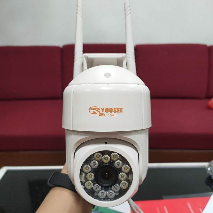 Camera Yoosee PTZ xoay, mini, camera yoosee ngoài trời, có màu ban đêm ...