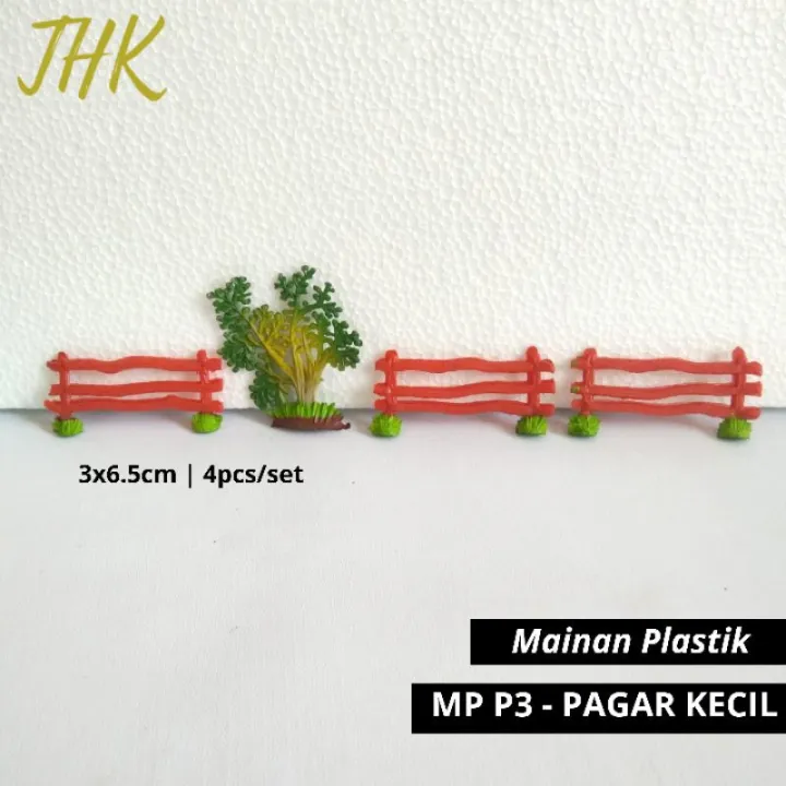 MP P3 - Hiasan Kue Ulang Tahun Cake Topper Pagar Kecil Tanaman Rumput ...