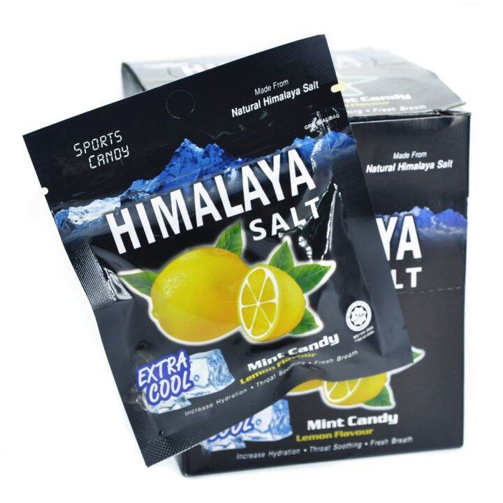 Himalaya Salt Sports Candy (Lemon / Ginger) 12packs x 15gm | Lazada