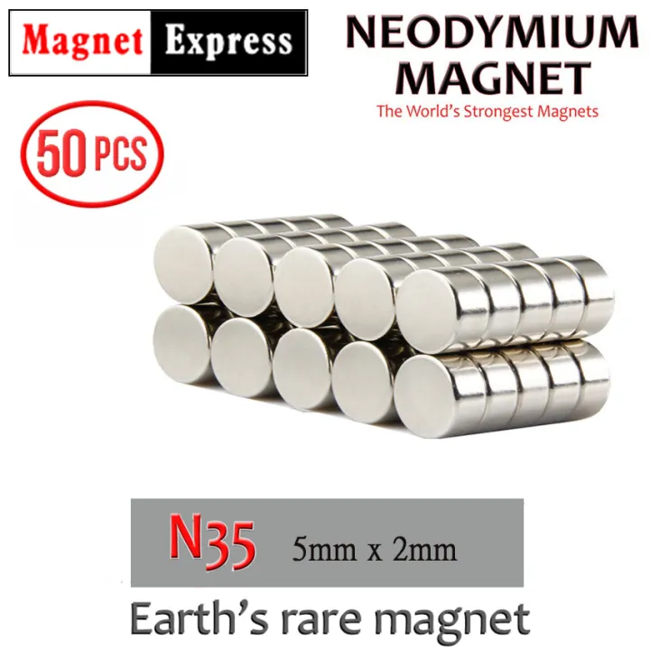 50 PCS N35 5mm x 2mm Neodymium Magnet for Speed Rubik's Cube | Lazada PH
