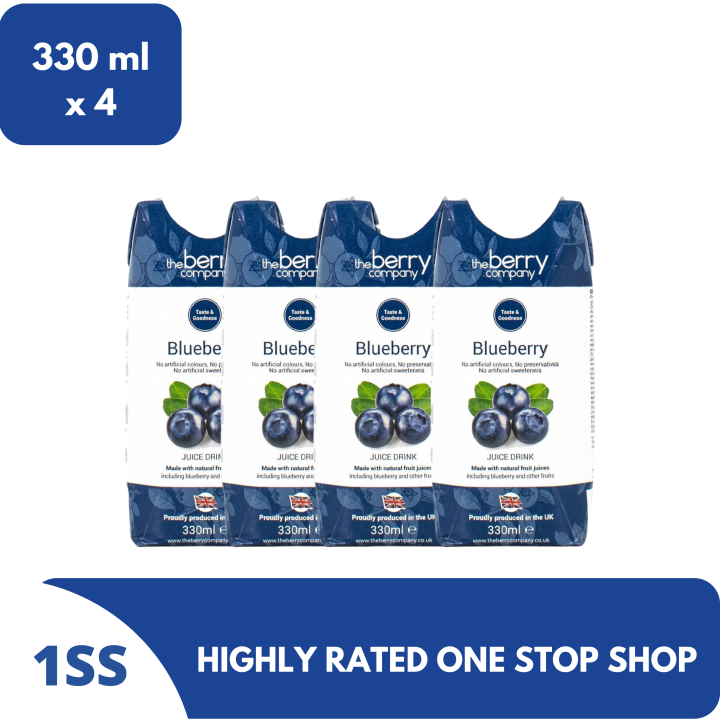 The Berry Company Blueberry Juice, 330ml set of 4 | Lazada PH