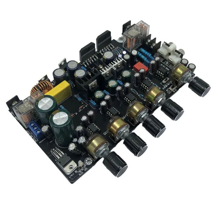 2X50W Audio LM3886 Power Amplifier Board Microphone Speaker Subwoofer 2.1 Channel Power IRS2092 ...