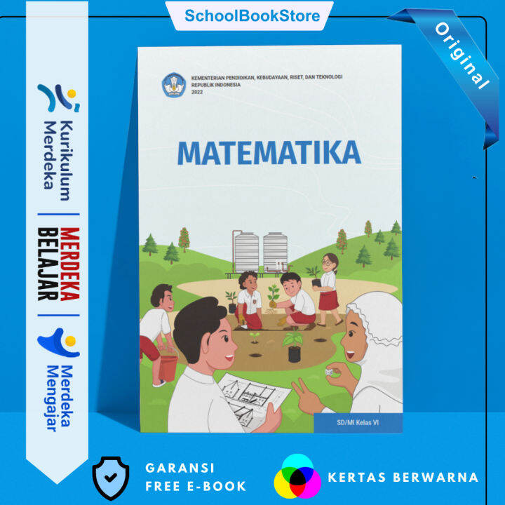 Buku Pelajaran Matematika SD/MI Kelas 6 Kurikulum Merdeka Belajar ...