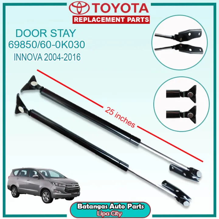 DOOR STAY SET TOYOTA INNOVA 2004-2016 MAXX 68950/68960-0K030 | Lazada PH