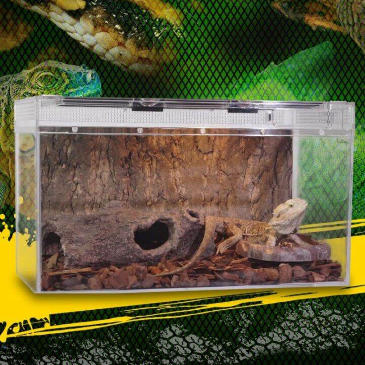 Reptile Transparent Terrarium Tank Habitat Spiders Tortoise Lizard ...