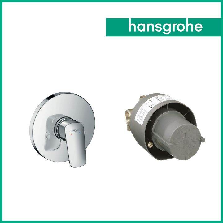 hansgrohe Logis Single lever shower mixer for concealed installation in ...