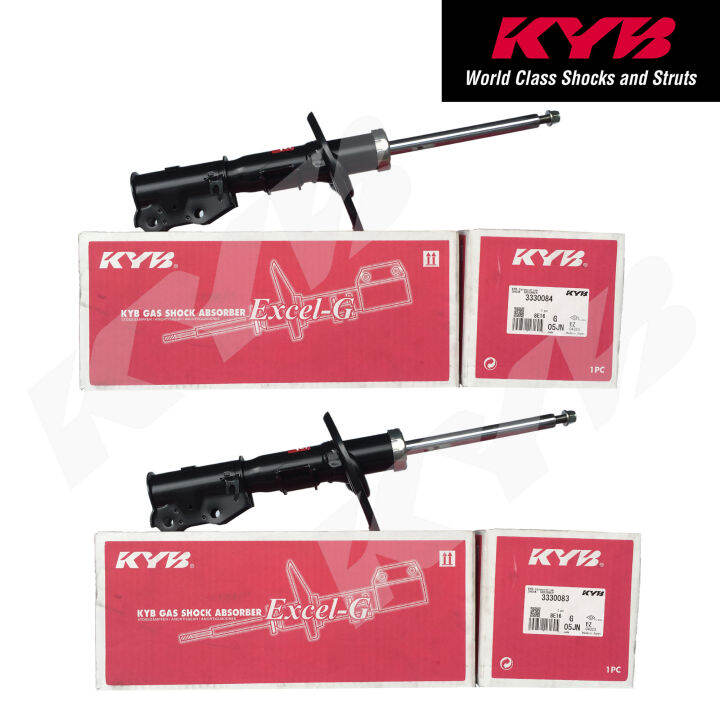 KYB 3330083/3330084 for Mazda 2 Skyactiv 2015 - 2019 Set of 2 Front Gas Shock Absorber KAYABA ...