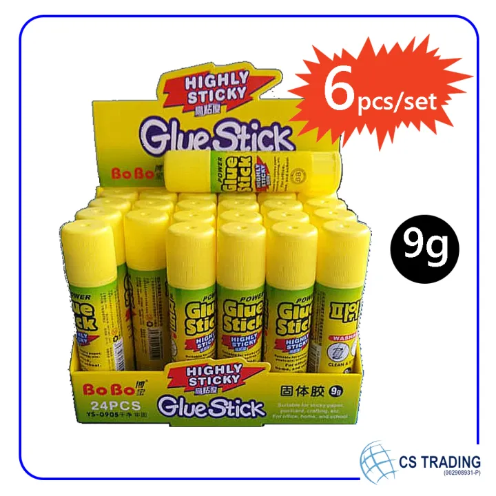 6 pcs x BoBo Glue Stick 9g | Lazada
