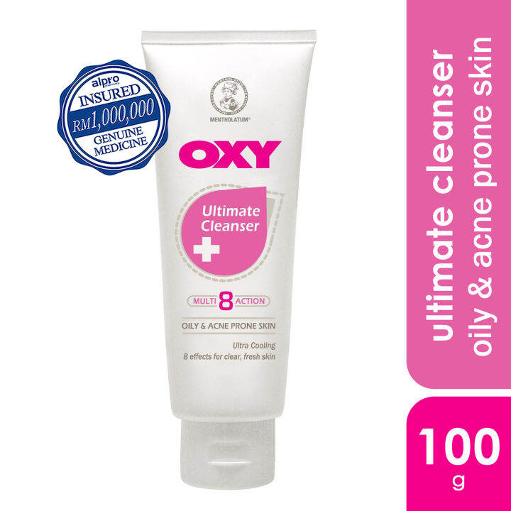 Alpro Pharmacy Oxy Ultimate Cleanser (100g) for oily & acne prone skin | Lazada