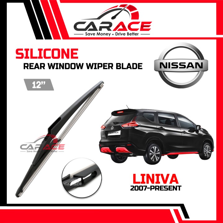 NISSAN LIVINA | 12" Rear Window SILICONE Wiper Blades | Wiper Belakang ...