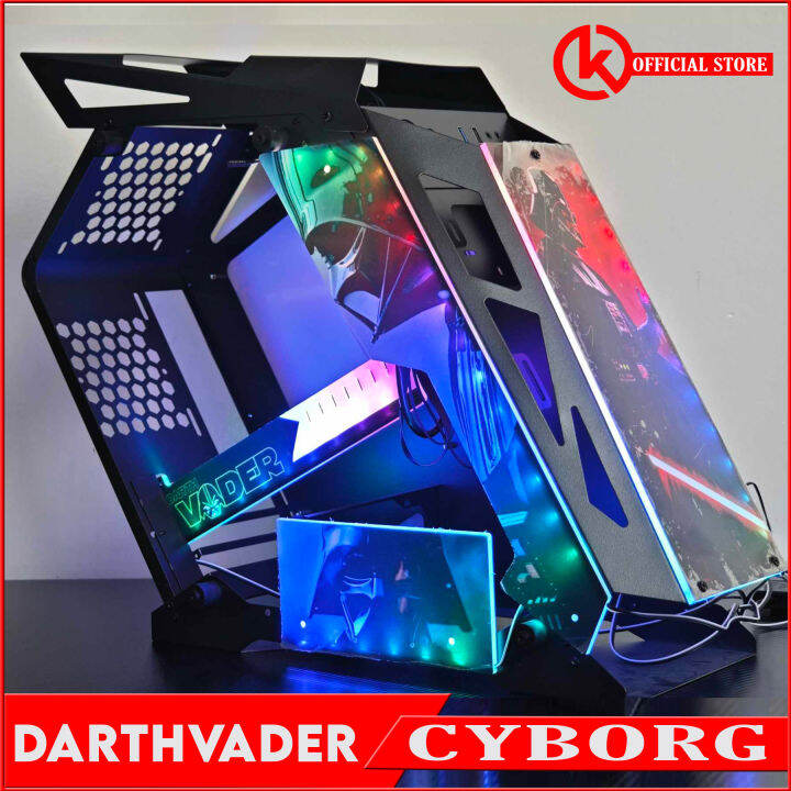 KEYTECH DARTH VADER CYBORG CASE MID TOWER PC GAMING CASE | Lazada PH