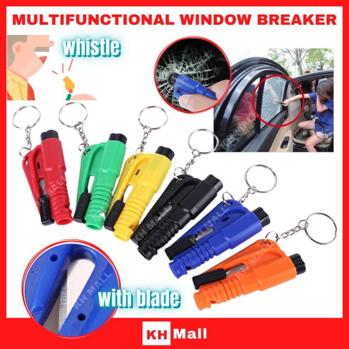 【Ready stock】window breaker/Mini Emergency Safety Hammer 2 in 1 Car ...