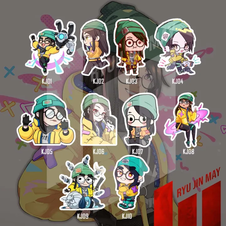 Sticker Anime - Valorant - Killjoy | Lazada Indonesia