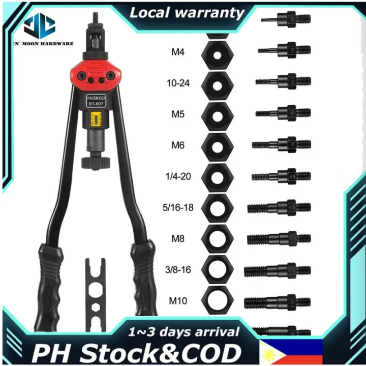 （In stock）Easy Automatic Rivet Tool Set Manual Riveting Tool Pull Cap ...