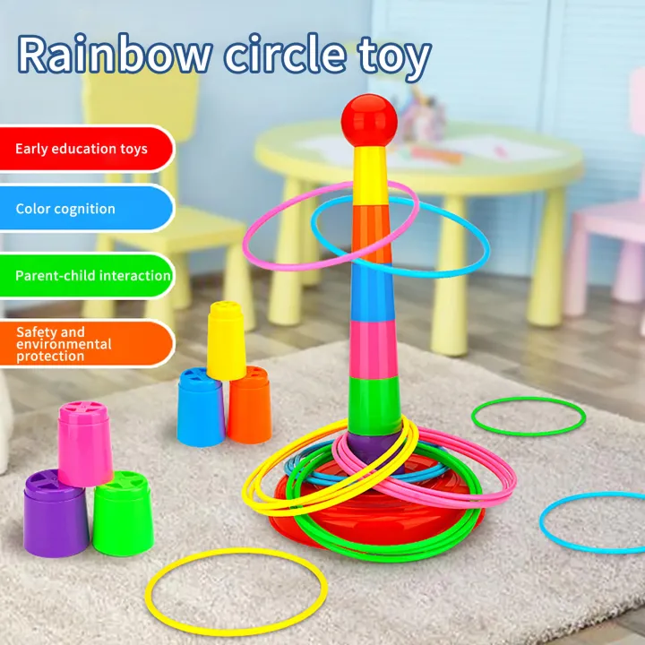 Children's Toys Parent-child Interaction Throwing Ring Toy Puzzle Set ...