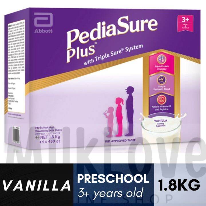 Pediasure Plus Vanilla (1.8kg) (1800g) 3 years old (exp: May 2024) | Lazada PH