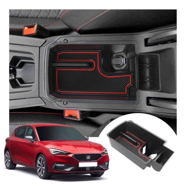 RUIYA Car Armrest Storage Box For Cupra Formentor/Leon MK4 KL1 KL8 ...