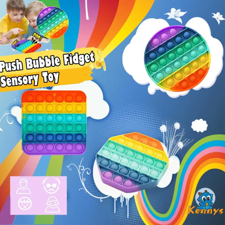 Kennys push pop Mickey Pop it fidget toy Bubble Sensory Push Stress ...