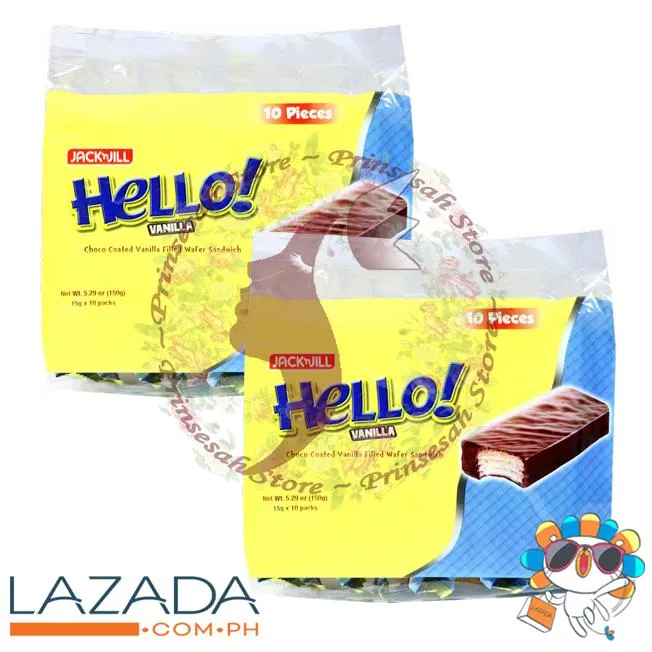 Hello Wafer Vanilla 15g x 10s 2 packs | Lazada PH