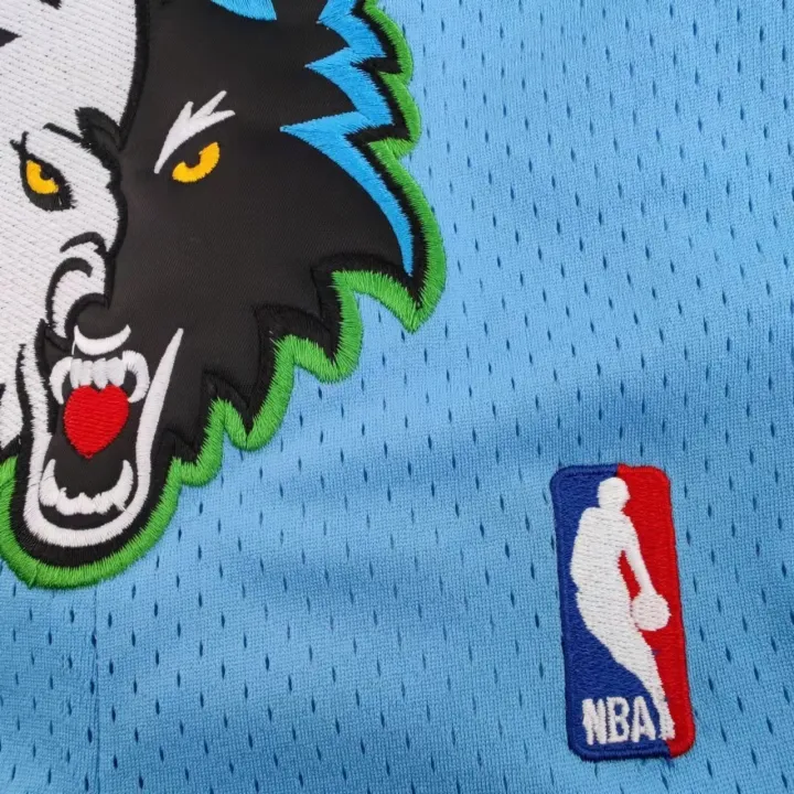 JD timberwolves basketball pants Wolf king garnett Edwards retro net ...