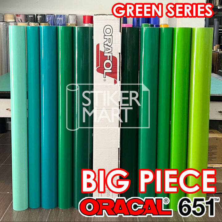 Oracal 651 Big Piece Sticker - Green Sticker - Outdoor Vinyl Sticker ...