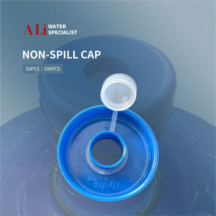 Hydropure Non-Spill Cap for 5gal Round Containers(50/100pcs per pack ...