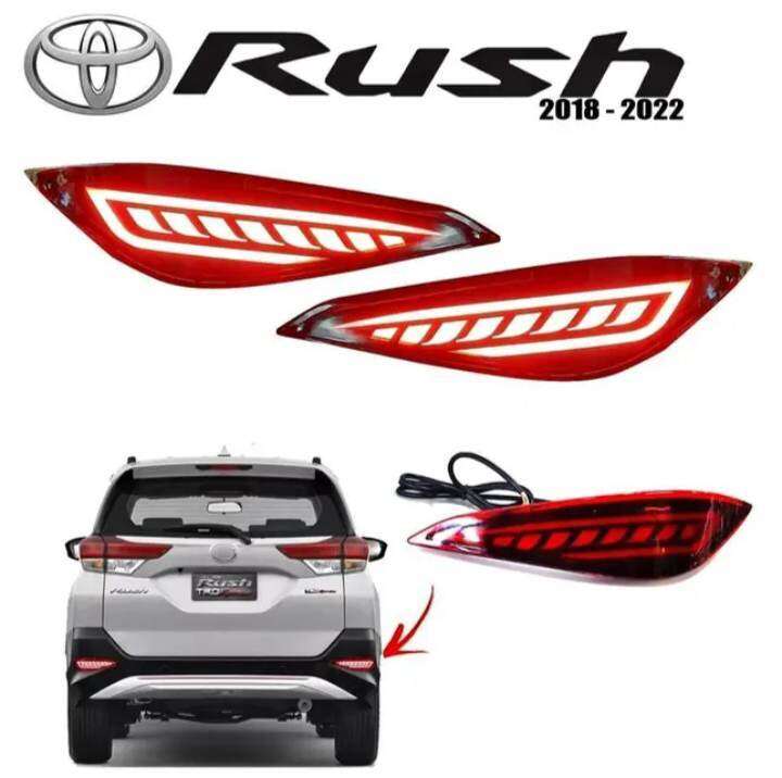 2018 - 2023 Toyota Rush Rear Bumper Led Light - High Quality | Lazada PH