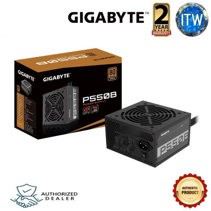 GIGABYTE P550B 550W 80 Plus Bronze Power Supply Unit | Lazada PH