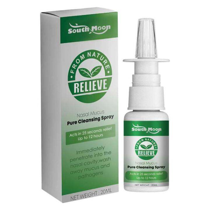 Nasal Cleaning Spray 20ml Daily Care Sterile Saline Nasal Mist Natural ...