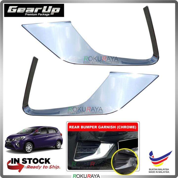Perodua Myvi (3rd Gen) 2018 Rear Gear Up Bumper Moulding Garnish ...