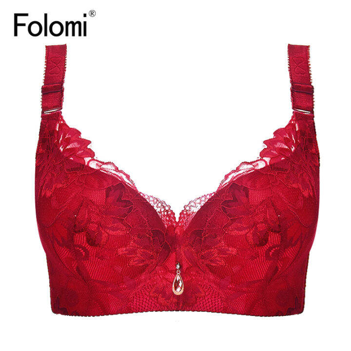 Folomi Sexy Lace Bras for Women Push Up Brassiere Plus Size C D Cup Bra ...