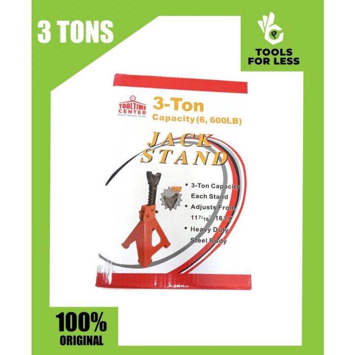 ☃TTC Heavy Duty Jack Stand 3T tons (2 pcs.) | Lazada PH