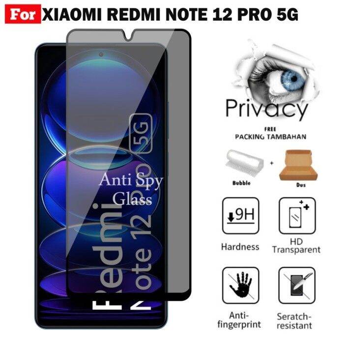 TEMPERED GLASS ANTI SPY XIAOMI REDMI 3 3S 3X 3 PRO / 4A / 4X / GO / MI PLAY / MI A1 5X / NOTE 4X ...