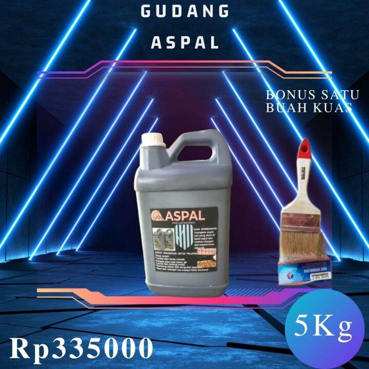 Aspal Cair 5 Kg Pelapis Beton Anti Bocor Air Obat Cor Multi Fungsi ...
