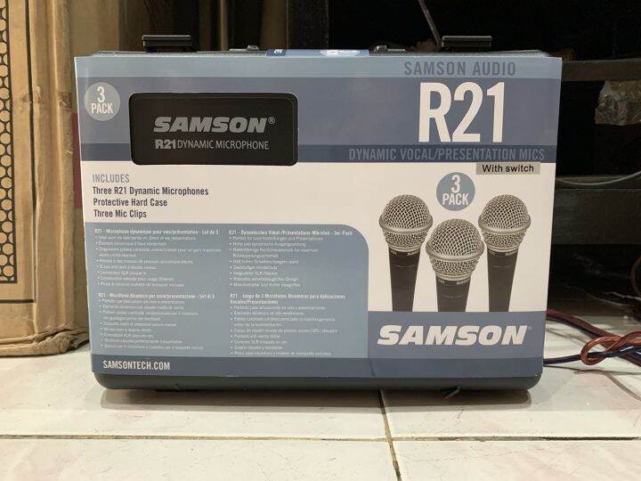 Samson R21 3 in 1 Pack Microphone | Lazada PH